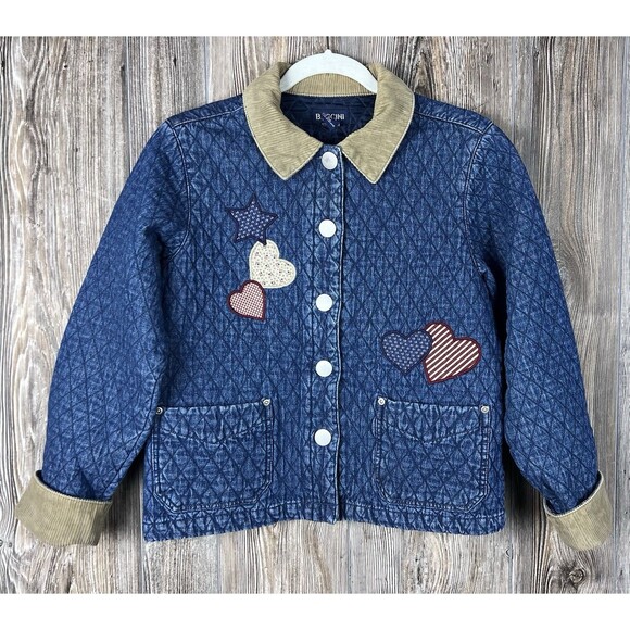 Baccini | Jackets & Coats | Baccini Quilted Soft Denim Jacket Small ...